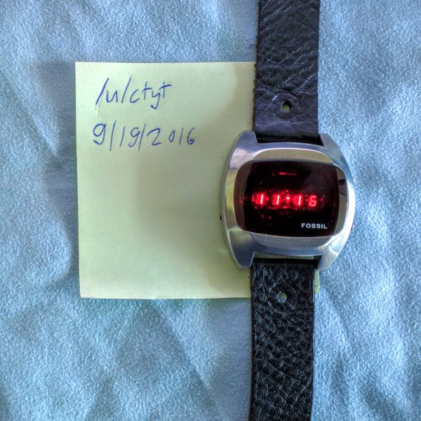[WTS][WTT] LED watch by Fossil. | WatchCharts Marketplace
