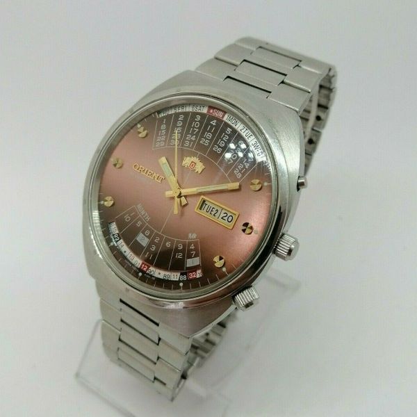 Watch Orient College Perpetual Multi Year Calendar Automatic Vintage ...