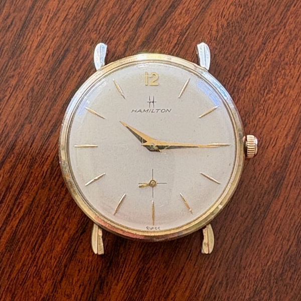 Vintage HAMILTON Manual Wind, 10K Gold Filled, FOR PARTS OR RESTORATION ...