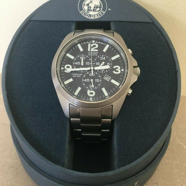 CITIZEN Titanium Eco-Drive WATCH H500-K006902 W.R.20BAR | WatchCharts ...