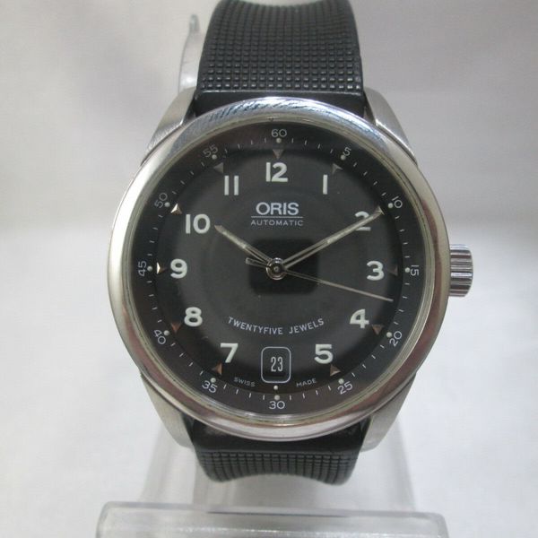 ORIS CLASSIC DATE REF#7505 STAINLESS STEEL AUTOMATIC MENS WATCH ...