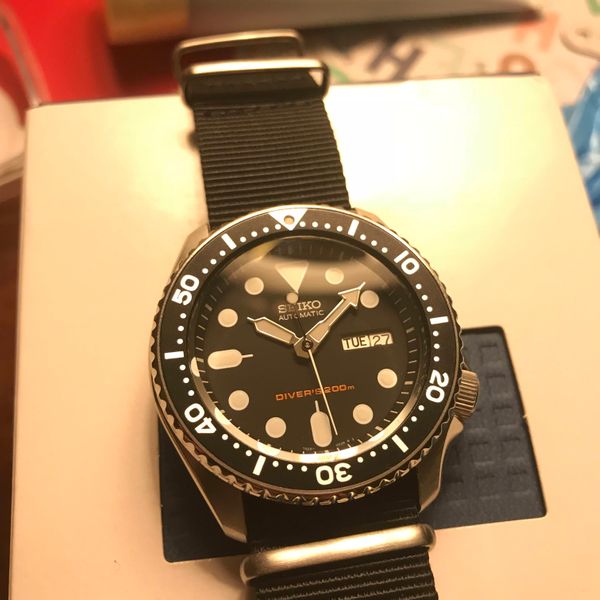 FS: Seiko SKX007K LNIB with Blue Shark NATO | WatchCharts