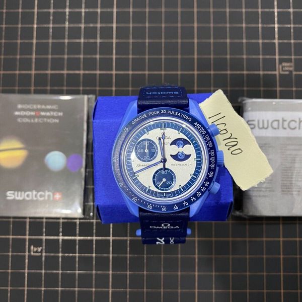 Swatch #Moons watch MISSION TO THE SUPER BLUE MOON PHASE | WatchCharts ...