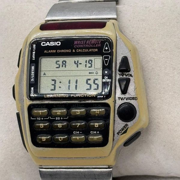 Casio CMD-40 TV Remote Vintage Watch Module. 1174 Rare Working Japanese ...