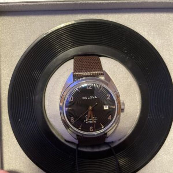 Bulova Frank Sinatra Black Men's Watch - 96B348 | WatchCharts