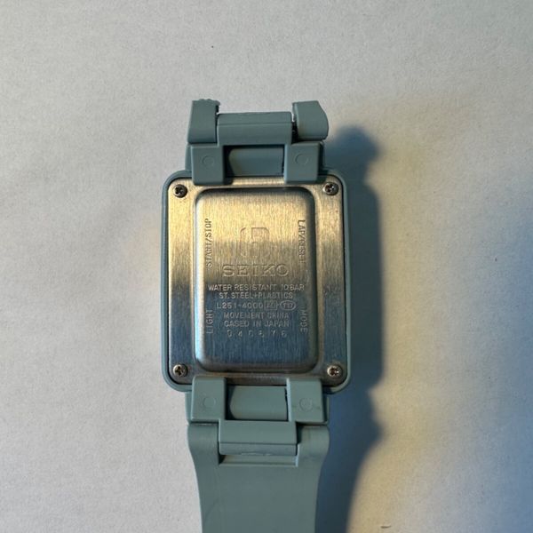Seiko Timetron L251-4000 Blue Digital LCD Watch | WatchCharts Marketplace