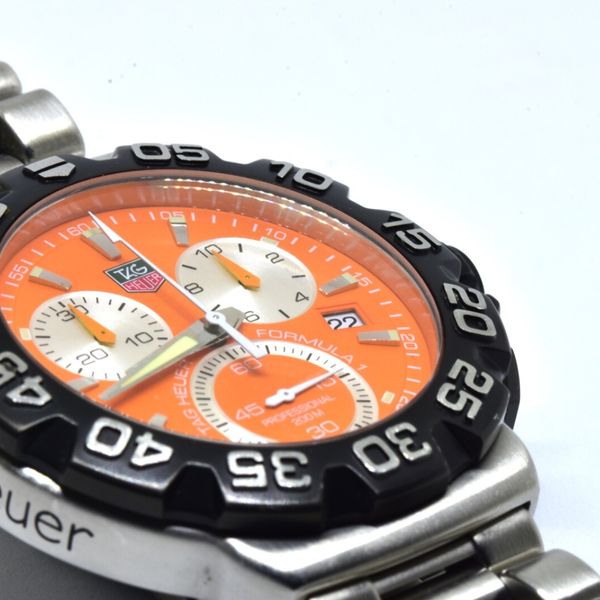TAG Heuer Formula 1 Orange Men's Watch - CAH1113.BA0850 *BOX & PAPERS ...