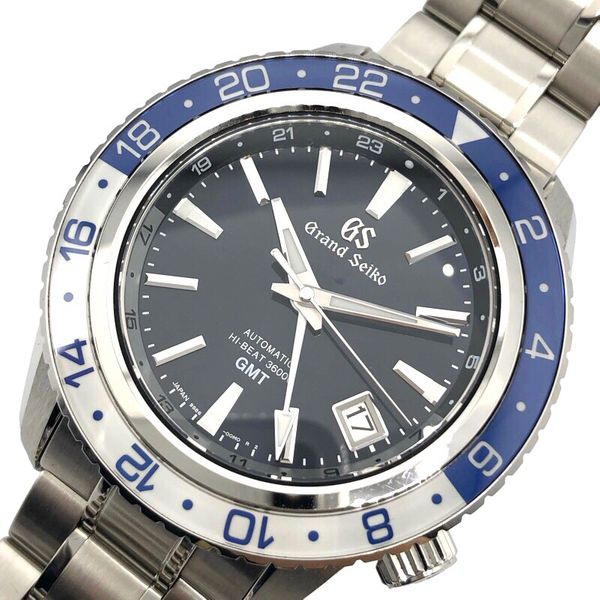 Seiko SEIKO Grand Seiko mechanical high beat 36000GMT SBGJ237 navy men ...