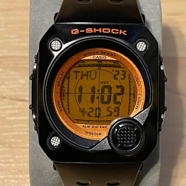 [WTS] Casio G-Shock G-8000B-4 “Sniper” Vintage Orange Black Digital ...