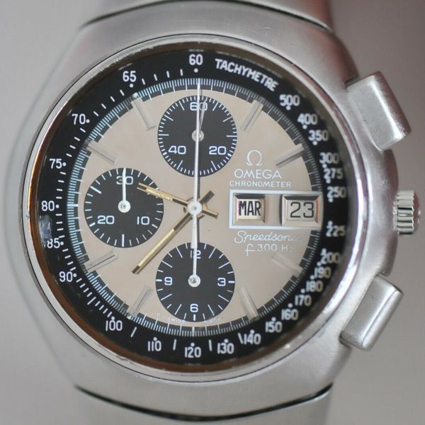 Rare Omega Seamaster Speedsonic F300Hz Chronometer Chronograph day date ...