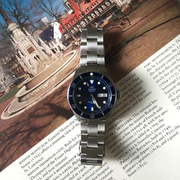 [WTS] Orient Ray II on Strapcode Bracelet with Yobokies Coin Edge Bezel ...