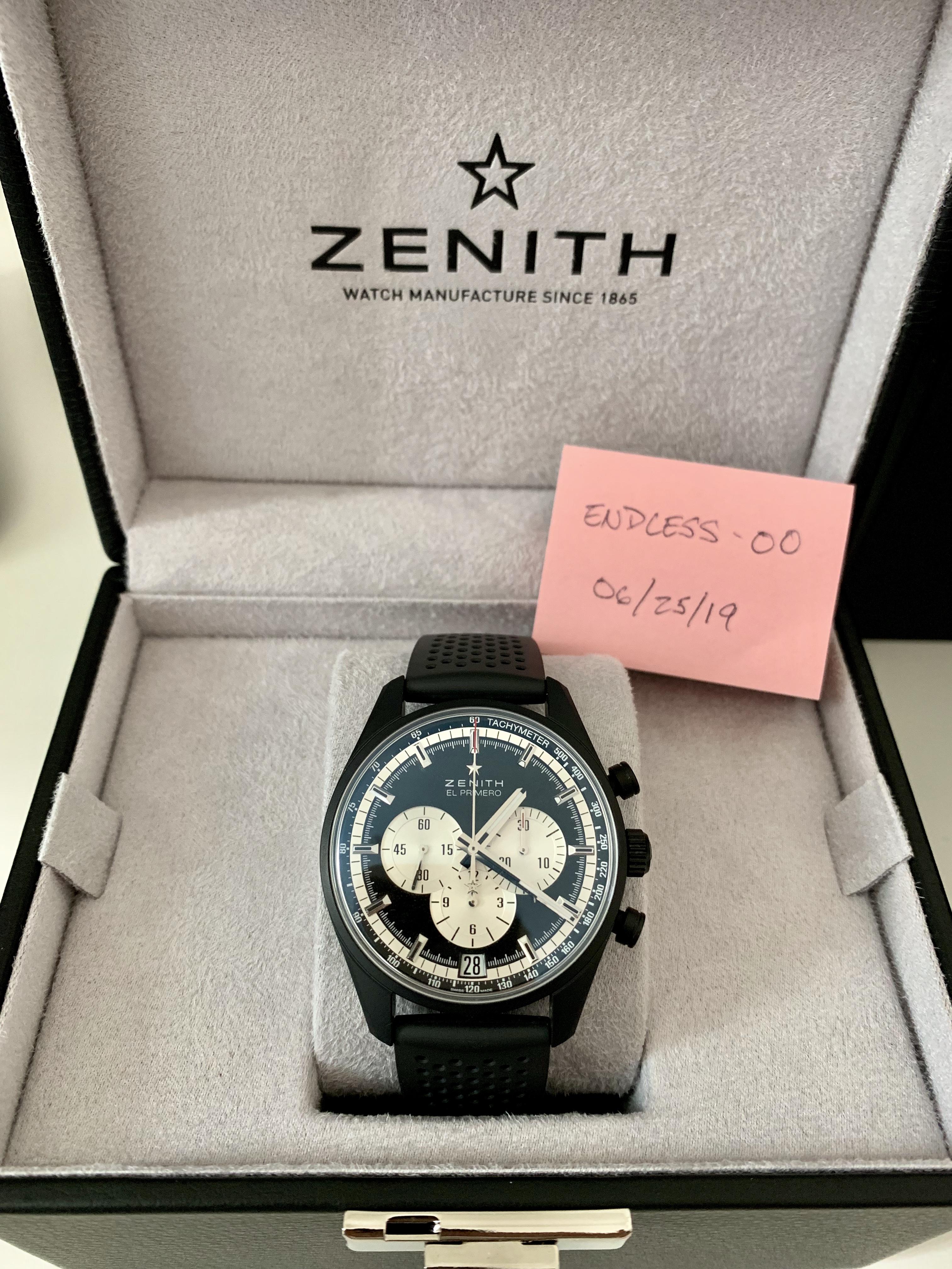 [WTS] Zenith El Primero Reverse Panda w/ Full Kit | WatchCharts Marketplace