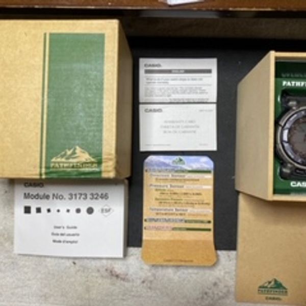 FSO CASIO TITANIUM PATHFINDER SOLAR ABC WATCH $165 | WatchCharts ...