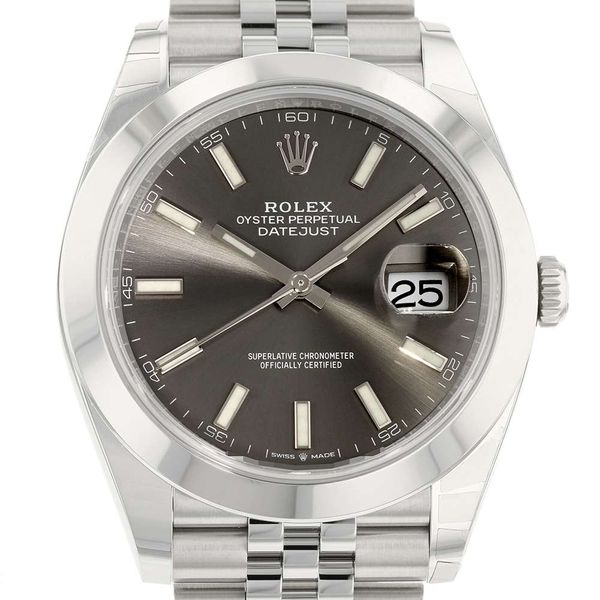 Rolex Datejust 41 126300 Rolex watch gray dial [pre-owned] | WatchCharts