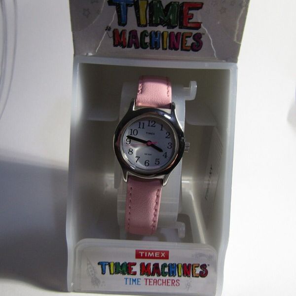 NIB TIMEX TIME MACHINES pink leather KIDS WATCH | WatchCharts Marketplace