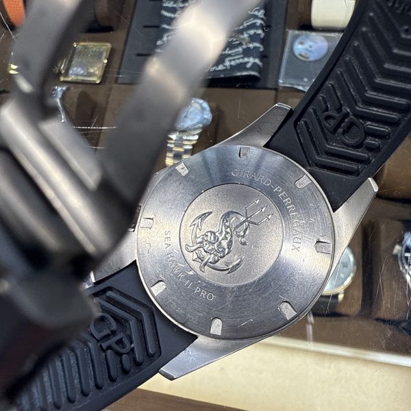 Girard Perregaux Sea Hawk Pro II Titanium 49940 Black 44mm Watch Only ...