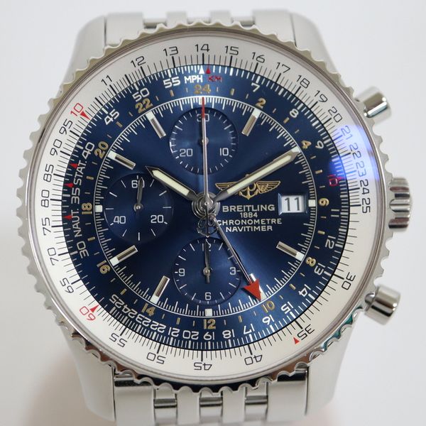 [BREITLING] Breitling Navitimer watch automatic winding chronograph SS ...