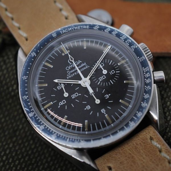 1991 Omega Speedmaster Professional Moonwatch Chronograph - Blue Bezel ...