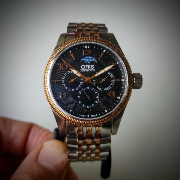 [WTS] Oris Big Crown Complication - Day-Date-GMT-Moonphase, Guilloche ...