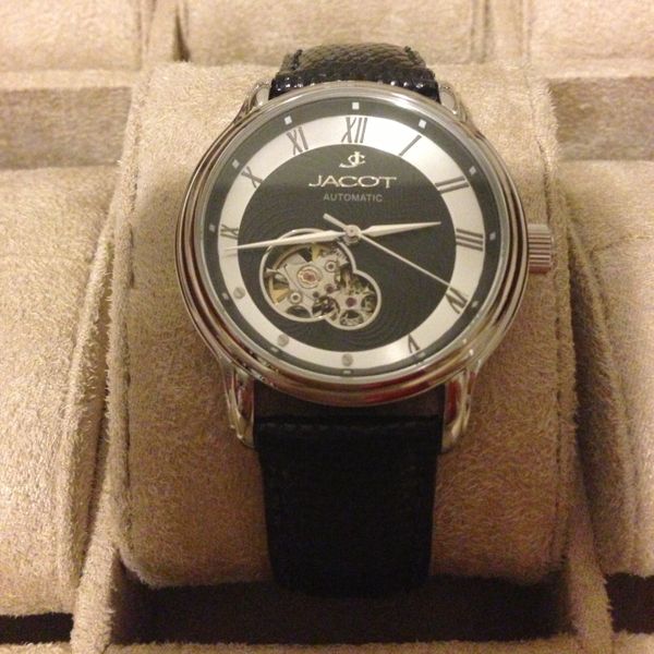 FS: $50 Jacot automatic watch with leather strap free shipping ...
