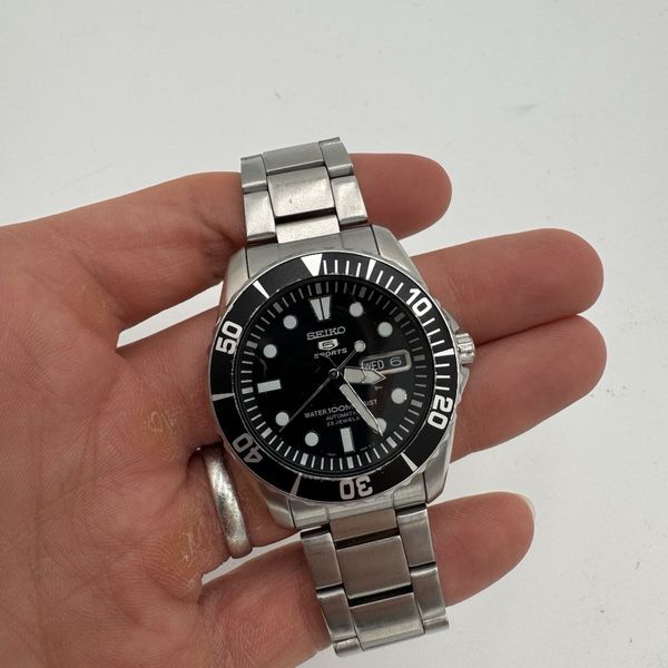 Seiko 5 Sports SNZF17 Sea Urchin Menâ s Black Automatic Diver Watch 7S36-03C0 | WatchCharts ...