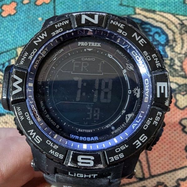 Casio Pro Trek Men's Tough Solar 56mm Watch PRW3500Y | WatchCharts ...