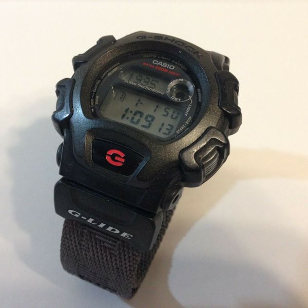 RETRO CASIO G-SHOCK DW-004 (2164) "G-LIDE" CLASSIC DIGITAL DISPLAY ...