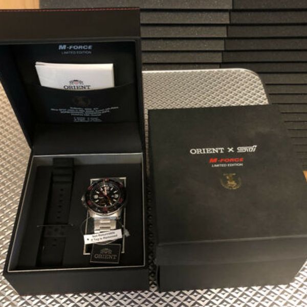 Orient Watch Men's Limited Edition X STI M-Force Watch MADE IN JAPAN ...