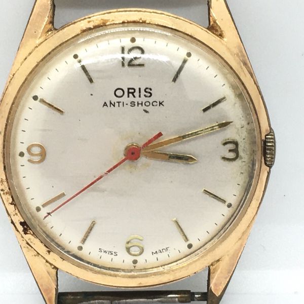 Vintage mens Oris 7 jewel Anti-shock 652KIF manual wind wristwatch watch working | WatchCharts ...