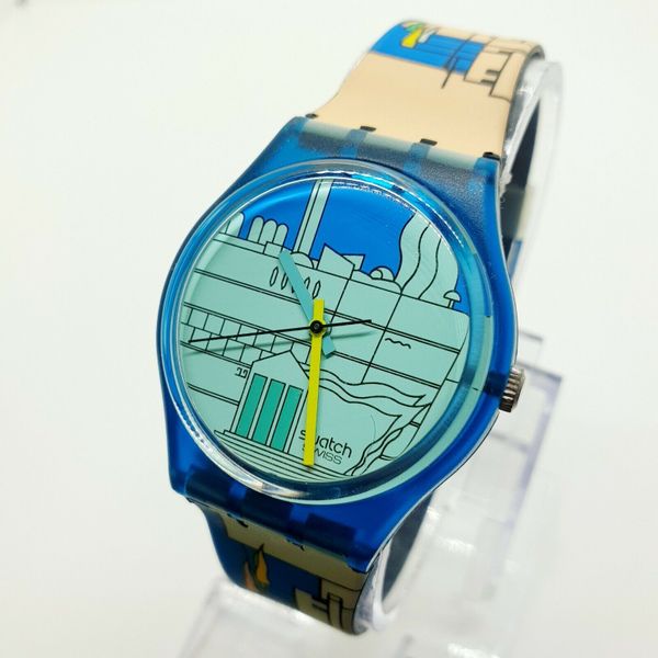 1990 Swatch Hipster Watch Mint Condition, Very Rare Swiss Swatch Watch ...