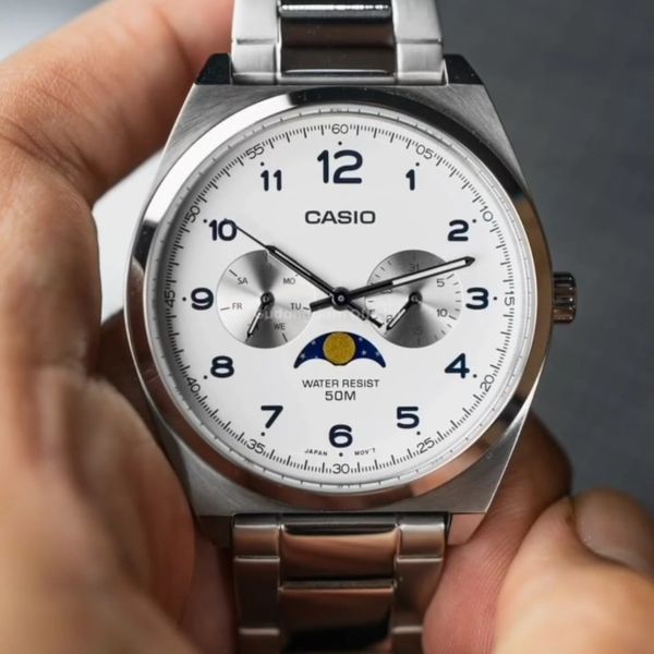 Casio MTP M300 Moon Phase Analog Watch | WatchCharts Marketplace