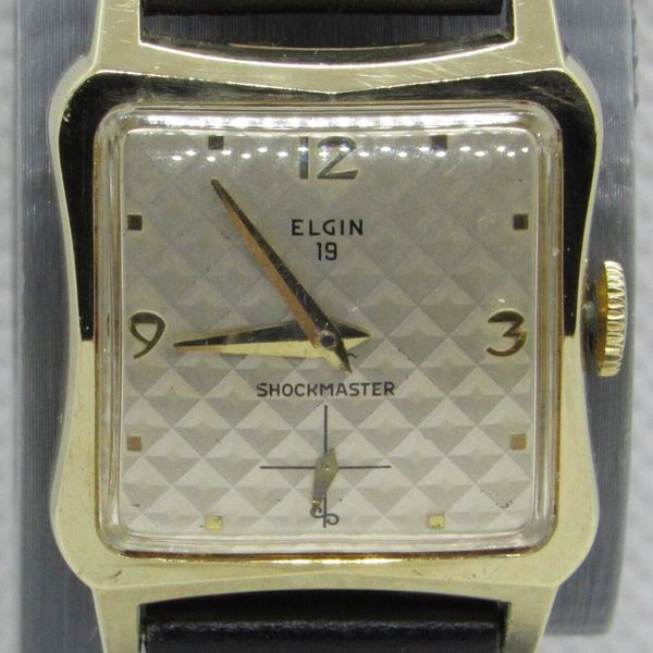 1950s Men's Elgin Shockmaster 714 Manual Wind Watch - Restored and ...