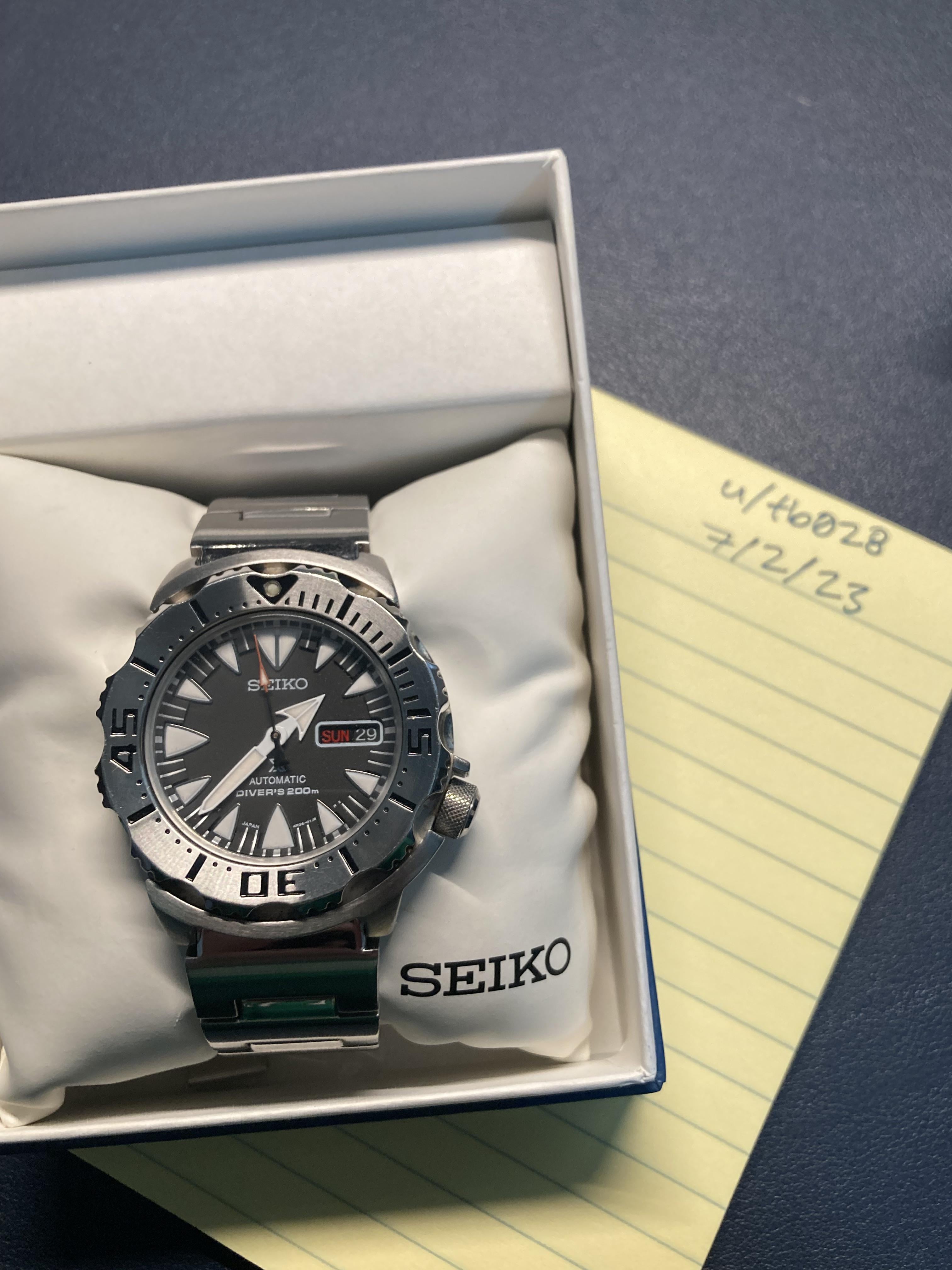 [WTS] Seiko Monster Gen 2 SRP307 | WatchCharts
