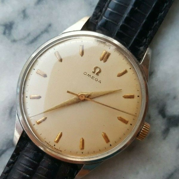 VINTAGE OMEGA CAL 283 MENS WATCH 1954 MANUAL WIND 17JEWELS 2810-1 ...