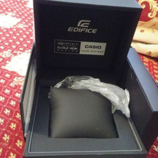 CASIO EDIFICE RED BULL RACING EMPTY WATCH BOX | WatchCharts Marketplace
