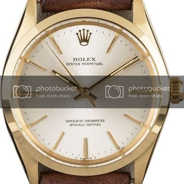 FS: 1966 Rolex Oyster Perpetual ref.1002 w/ Silver Dial | WatchCharts ...
