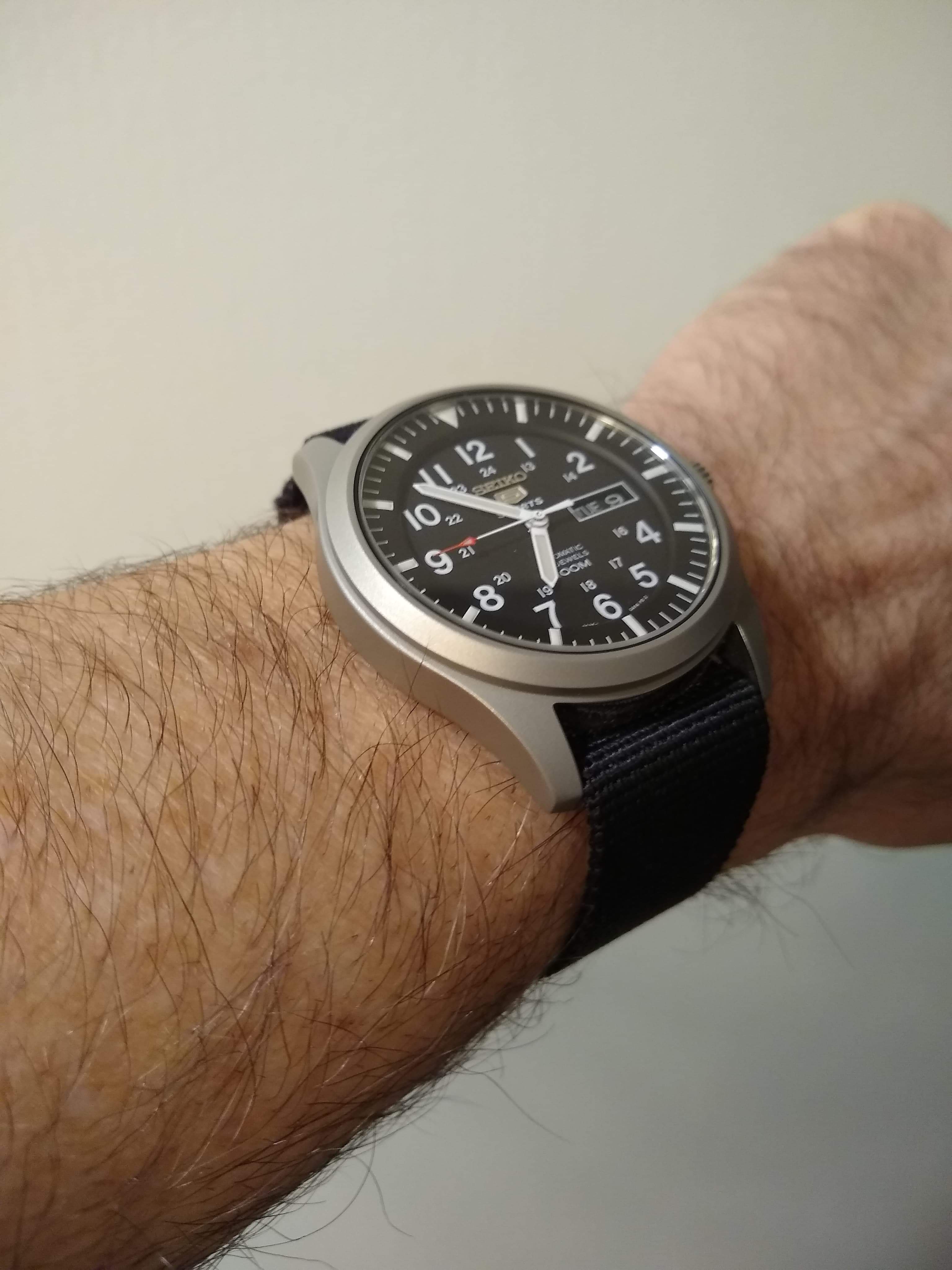 Seiko field watch SNZG15... | WatchCharts Marketplace