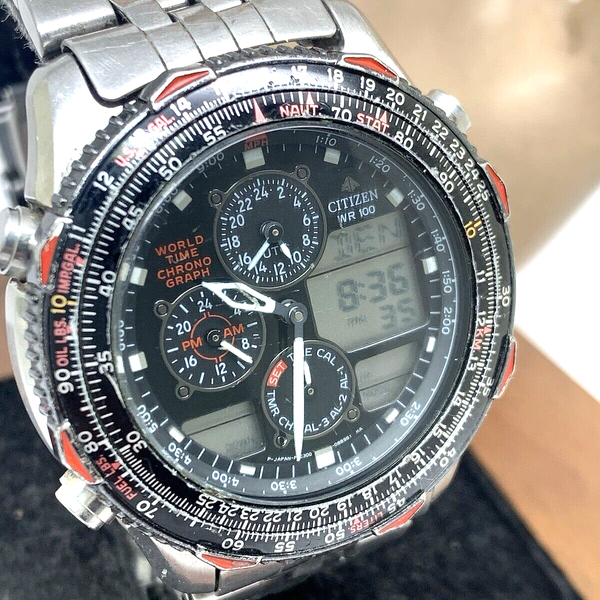 Citizen Men's Watch Promaster C300-Q00214 Quartz World Time FOR REPAIR ...