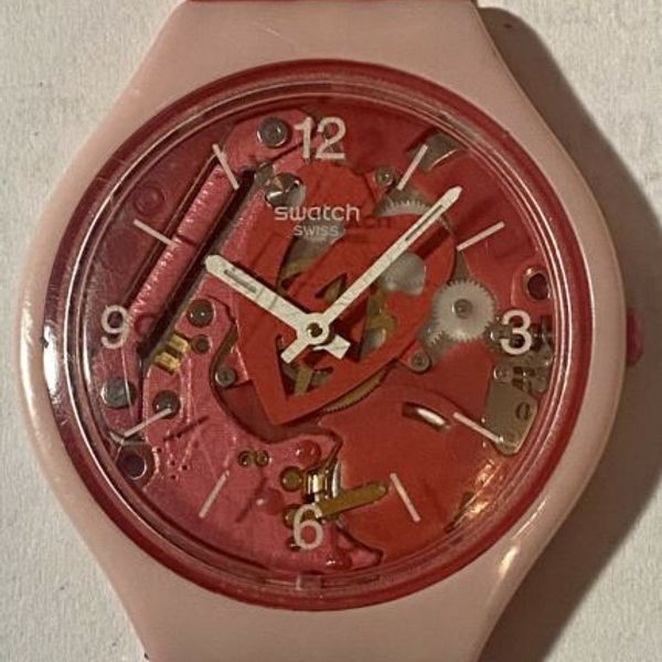 Swatch swiss see through front ultra thin watch | WatchCharts