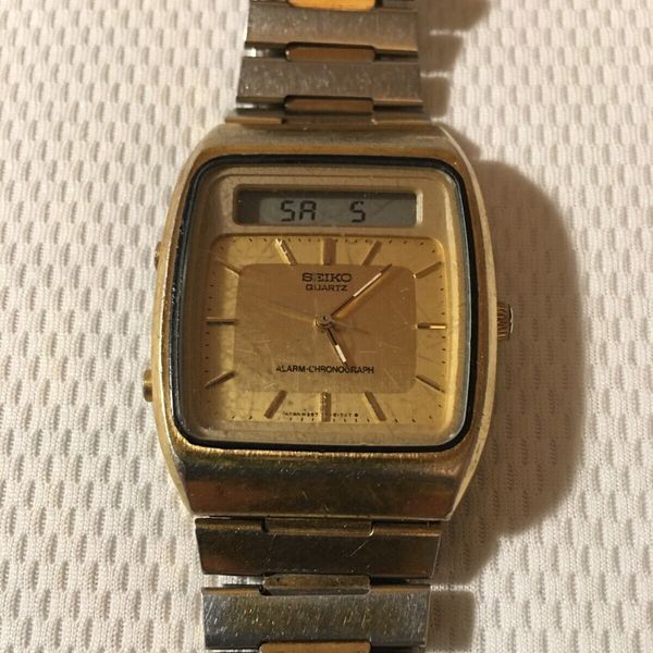 Vintage Seiko Watch Quartz Alarm-Chronograph H357-5109 | WatchCharts ...