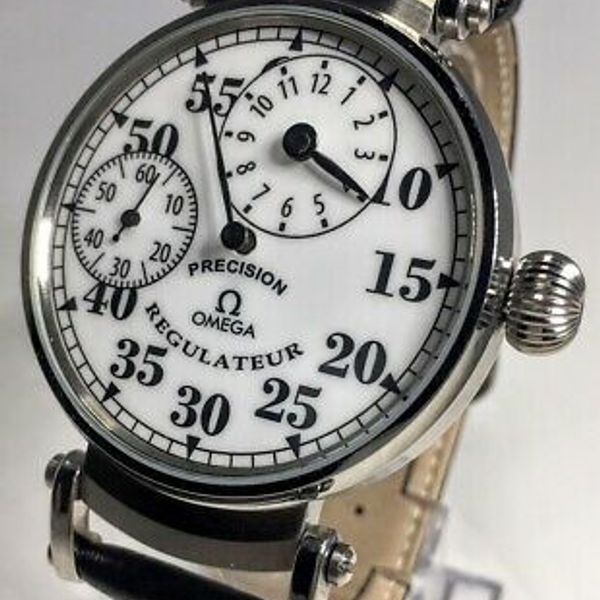 Limited Omega regulator antique watch hand-rolled PRECISION ...