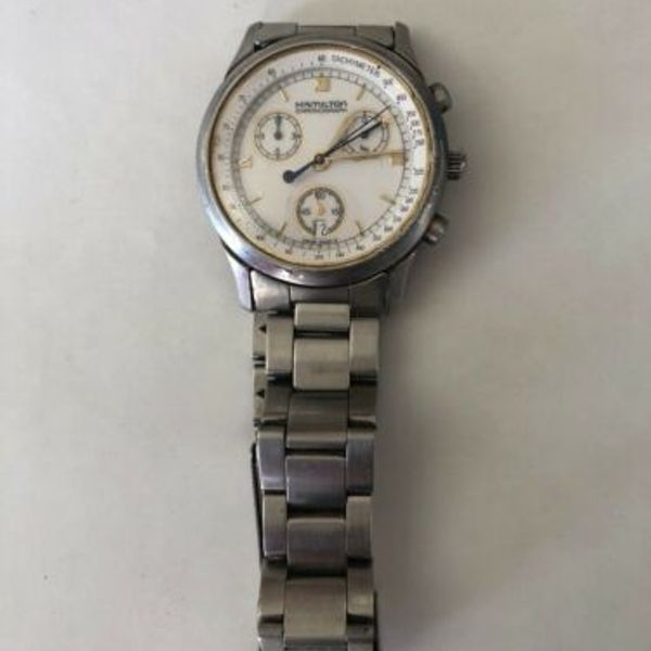 HAMILTON AUTOMATIC CHRONOGRAPH Model 9941 27 Jewels New Battery ...