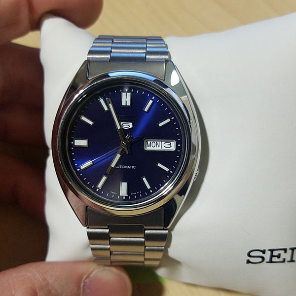 [WTS] Seiko SNXS77 - stunning blue dial dress watch - $55 | WatchCharts