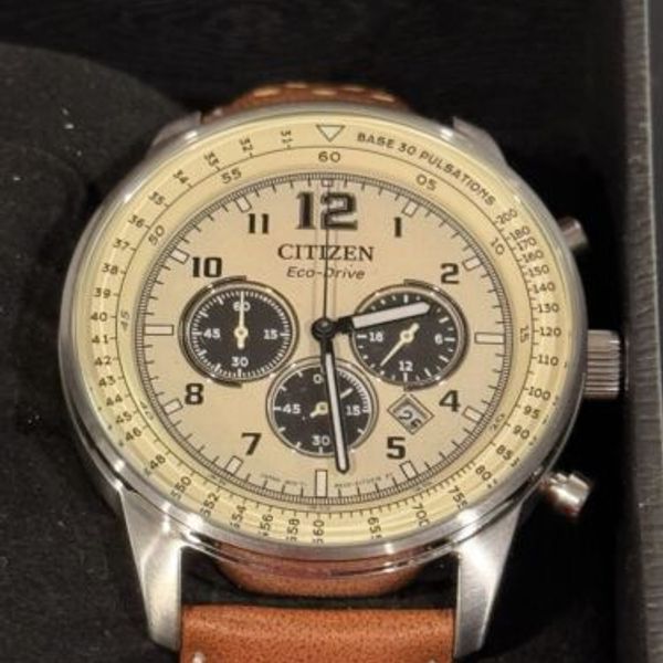 Citizen Men's CA4500-08X Eco-Drive Chronograph Stainless Steel Quartz ...