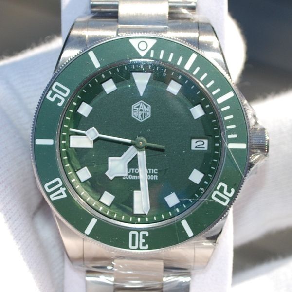 BNIB San Martin Titanium Automatic Dive Watch Pelagos homage ...