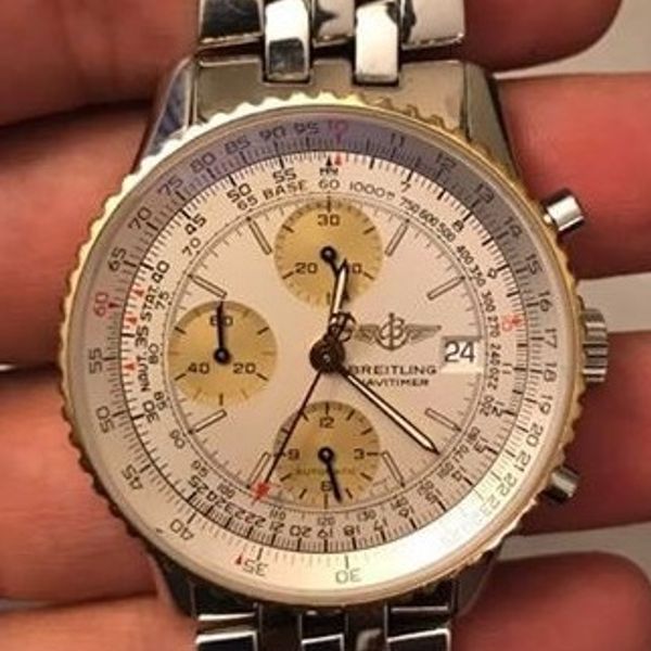 FS: Breitling Navitimer White Dial Gold Bezel | WatchCharts