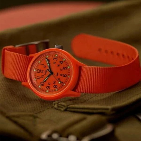 New Timex Original Camper Orange TW2W91300 Mens Analog Watch ...