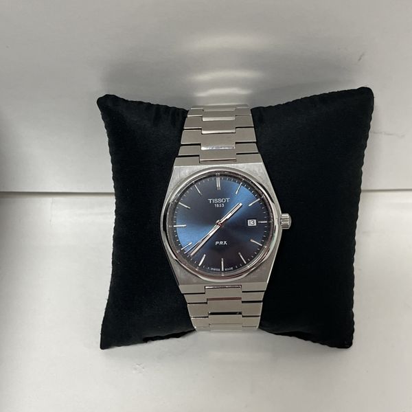 Tissot PRX Silver Men's Watch - T137410A Blue Dial - Quartz ...