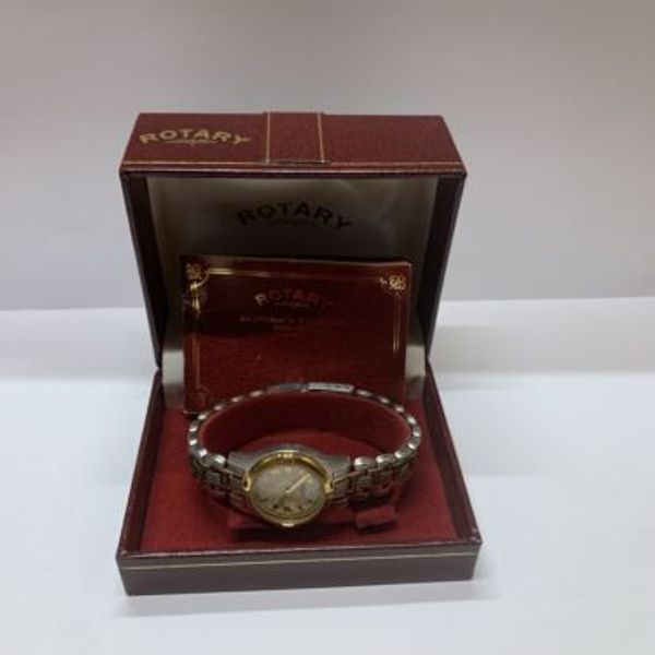 Vintage 1990s Boxed Rotary Ladies 4721 Quartz Watch With Papers ...