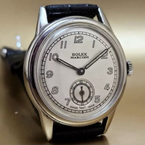 Rolex Marconi Antique Watch 33mm | WatchCharts Marketplace